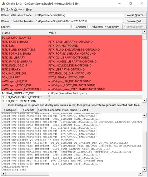 quick steps for openscenegraph installation in windows victoria rudakova