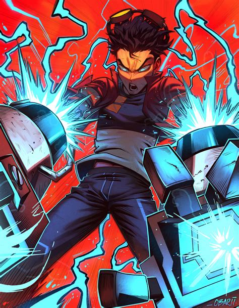 Safebooru 1boy Absurdres Black Hair Black Pants Generator Rex Glowing