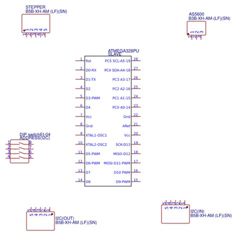 Split Flap Slave Module Resources EasyEDA