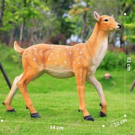 Deer Garden Statue Outdoor Yard Ornaments