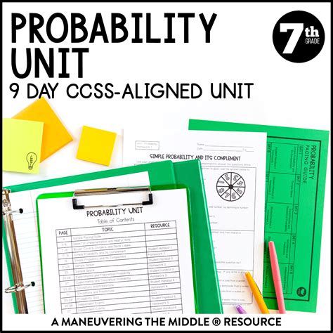 Unit Probability And Statistics Homework Answers Probability All Things Algebra Teaching
