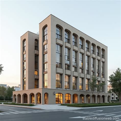 Combining Constructivism And Samarkand Architectural Styles Stable
