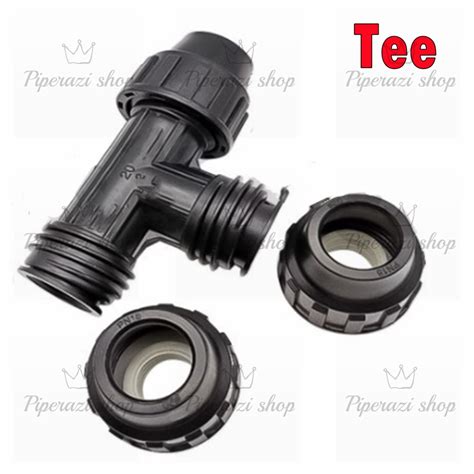 Pe Compression Fittings Black Tee 1 14 To 2 Shopee Philippines