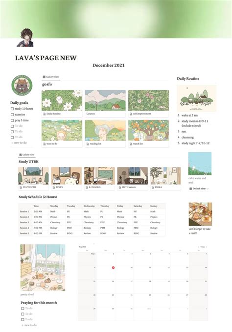 free aesthetic notion template artofit