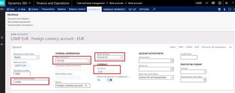 How To Create Bank Account In Dynamics 365