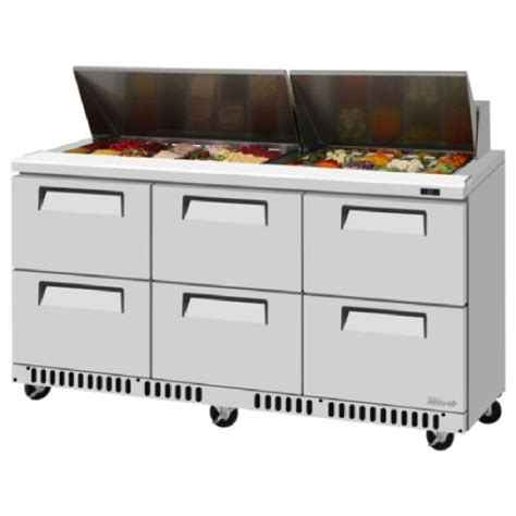 Turbo Air Tst 72sd D6 Fb N Super Deluxe 72 Sandwich Salad Prep Table