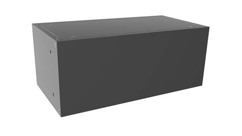 Rm2u0804sbk Hammond Black Aluminium Instrument Case 89 X 211 X 108mm