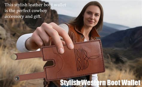 Numfog Boot Wallet For Womenwestern Boot Wallet With Snap