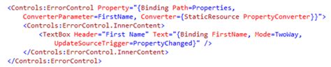 Wpf Binding Validation In Uwp Stack Overflow