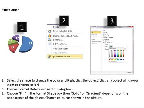 0414 Pie Chart With Data Division Powerpoint Graph Powerpoint
