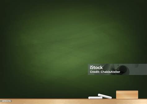 녹색 칠판 배경 분필 칠판 지우개 더러운 칠판 벡터 일러스트 레이 션 개념에 대한 스톡 벡터 아트 및 기타 이미지 개념 공란 교사 교육 관련 직업 Istock