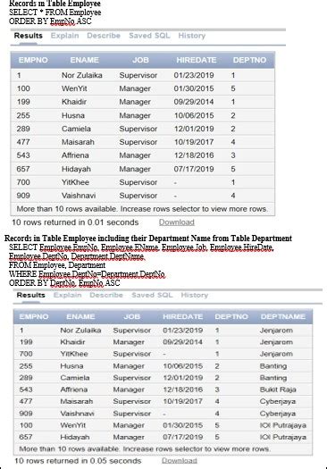 Lets Learn Database Sql Exercise Part 1