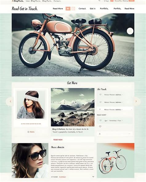Single Column Layout With Scroll Animations Clean Website La Figma