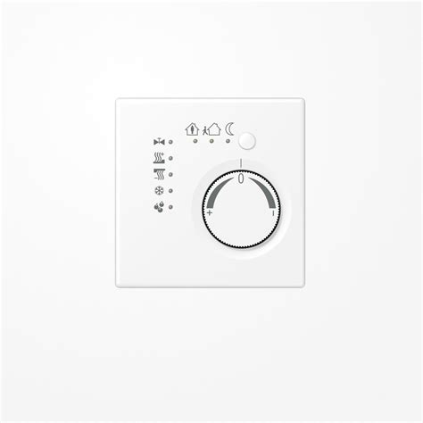 KNX Room Temperature Controller With Integrated Push Button Interface