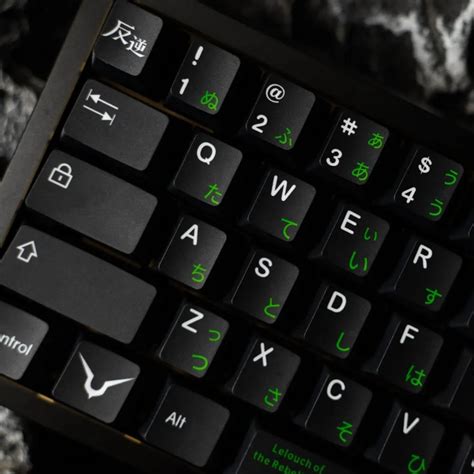 Lelouch Lamperouge And Cc Oem Keycap Set Art Kawaiikeycaps