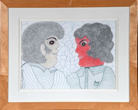 Inez Nathaniel Walker Couple In Profile Auction