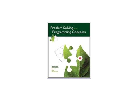 Download Pdf Library Problem Solving And Programming Concepts 9th