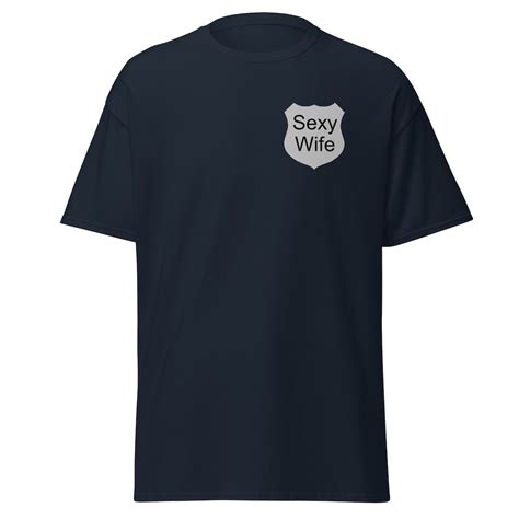 Sexy Wife Badge Custom Funny Novelty Graphic T Shirt Womens Tees