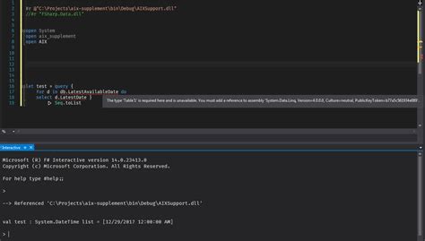 Dll Why Does Intellisense Fail On My F Script Stack Overflow