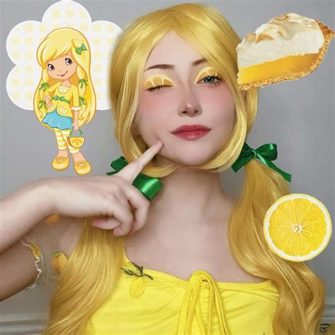 Strawberry Shortcake Costume Fruit Costumes Yellow Makeup Lemon