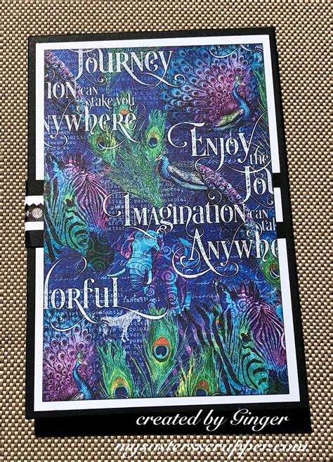 Paper Bag Mini With Cascading Insert Tutorial Ginger Ropp 2019 2020 Introduction Graphic 45