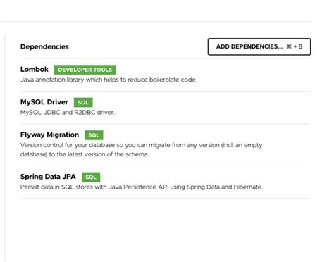 Springboot Flyway Java