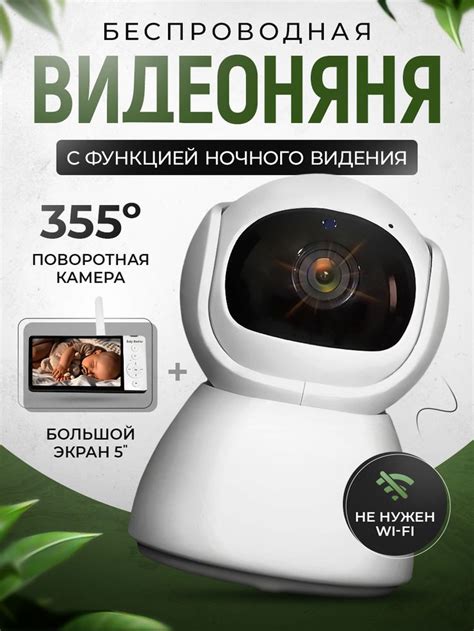 Дизайн карточки "Беспроводная видеоняня с функцией ночного видения ...