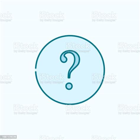 질문 마크 2 컬러 라인 아이콘입니다 간단한 색된 요소 그림입니다 웹 아이콘 세트에서 물음표 개요 기호 디자인 개념에 대한 스톡 벡터 아트 및 기타 이미지 Istock