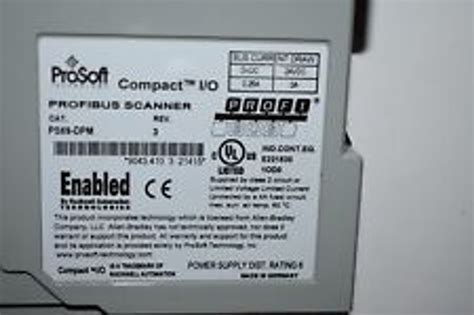 Prosoft Ps69 Dpm Profibus Master Communication Module Industrial Lynx