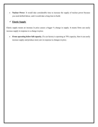 Elasticity Demand In Word With Examples PDF