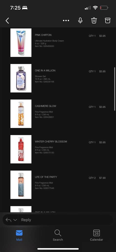 First Sas Order Rbathandbodyworks