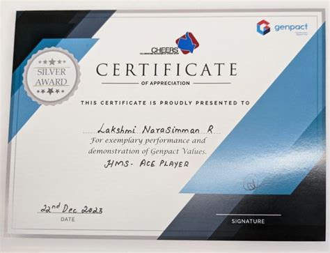 Lakshmi Narasimman Ramasamy On Linkedin Genpact Cheers 10 Comments