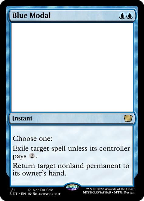 Blue Modal Spell R Custommagic
