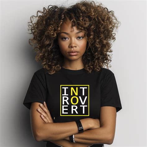 Introvert No T Shirt White Yellow Introvert T Shirt Sincerely An Introvert