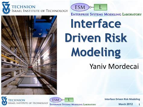 pdf interface driven risk modeling technion dokumen tips