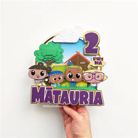 Pipima Cake Topper Etsy