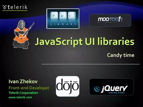 ppt javascript ui libraries powerpoint presentation free download