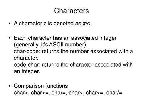 PPT ANSI Common Lisp PowerPoint Presentation Free Download ID
