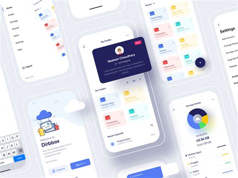Modern Mobile App Designs UI UX Design Behance