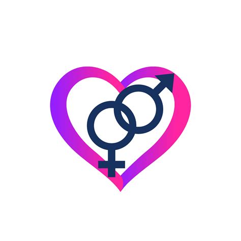 Sex Icon With A Heart Vector Art 36901047 Vector Art At Vecteezy