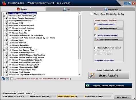 tweaking windows repair windows download