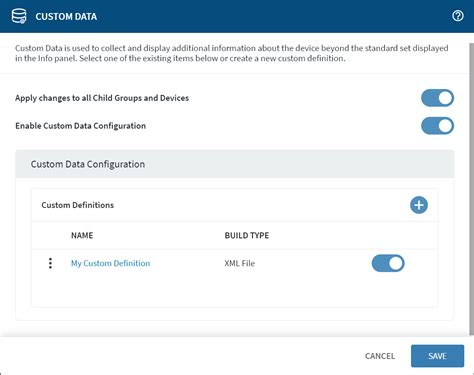 Custom Data