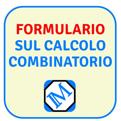 Schema Riassuntivo Sul Calcolo Combinatorio Megamath
