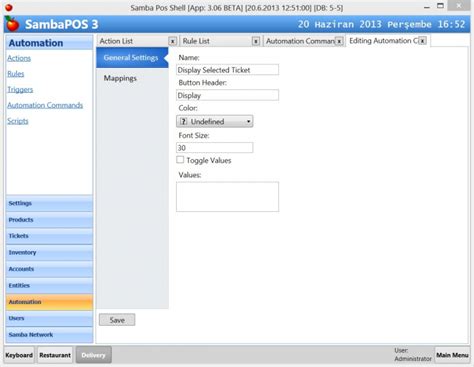 custom package delivery system [sambapos v3]