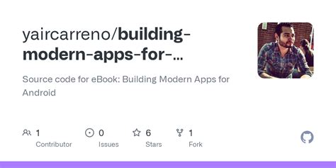 Github Yaircarrenobuilding Modern Apps For Android Code Source Code