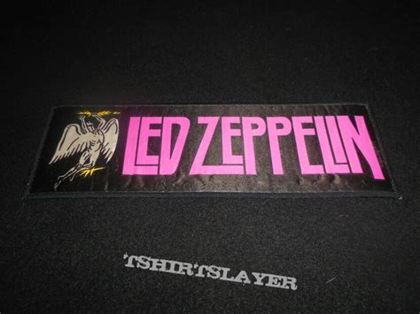 Led Zeppelin Led Zeppelin Patch Patch Sfusyrons Tshirtslayer