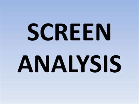 Different Type Of Screening Equipment And Their Application In Chemical