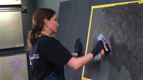 Декоративная штукатурка с эффектом замши Техника нанесения кельмой Youtube