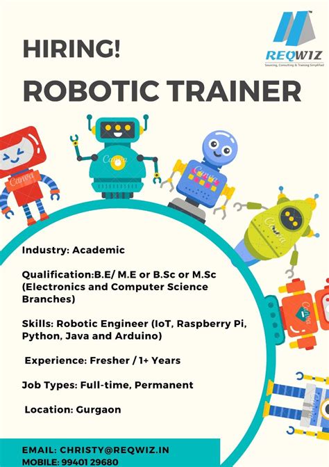 Robotics Raspberrypi Arduino Iot Python Java Gurgaonjobs