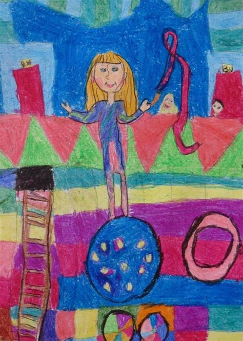 Рисунки девочка на шаре